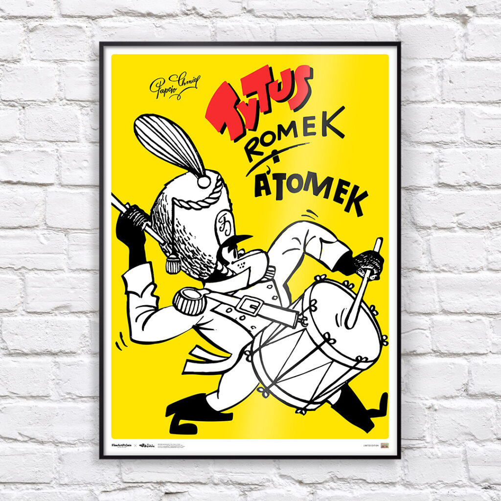Kolekcjonerski plakat z komiksu Tytus, Romek i A'Tomek - "Tytus ...